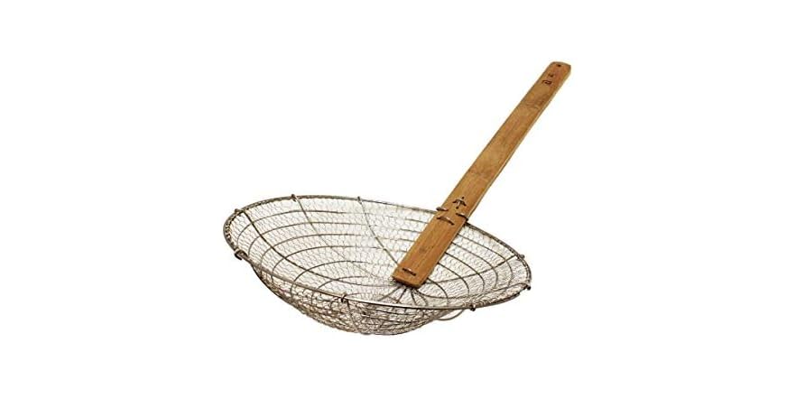 Thunder Group Galvanized Bamboo Handled