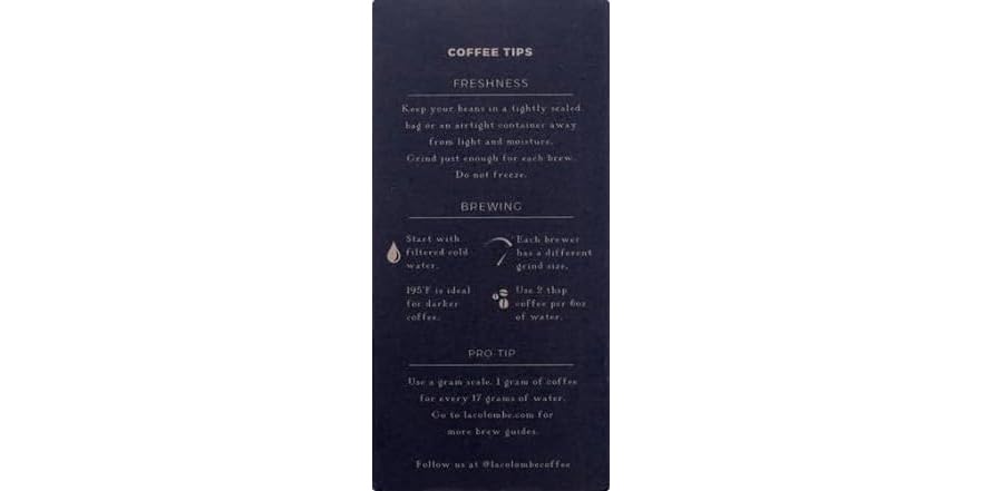La Colombe Corsica Dark Roast Whole Bean