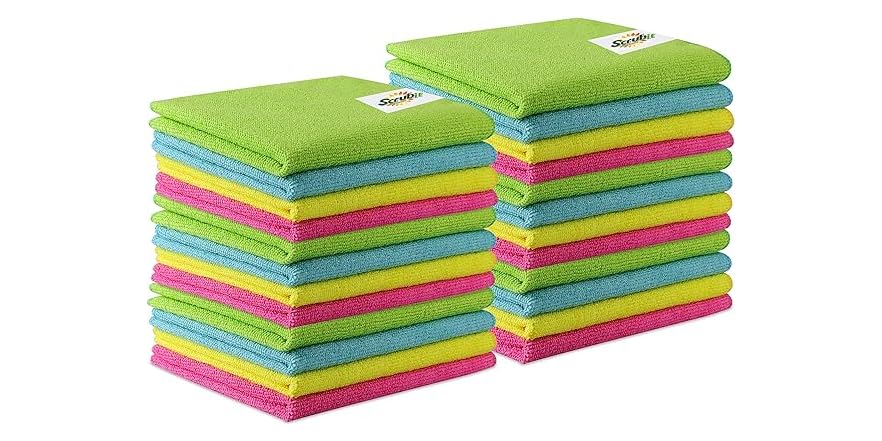 (24 Count) SCRUBIT Microfiber Cleaning Cloth