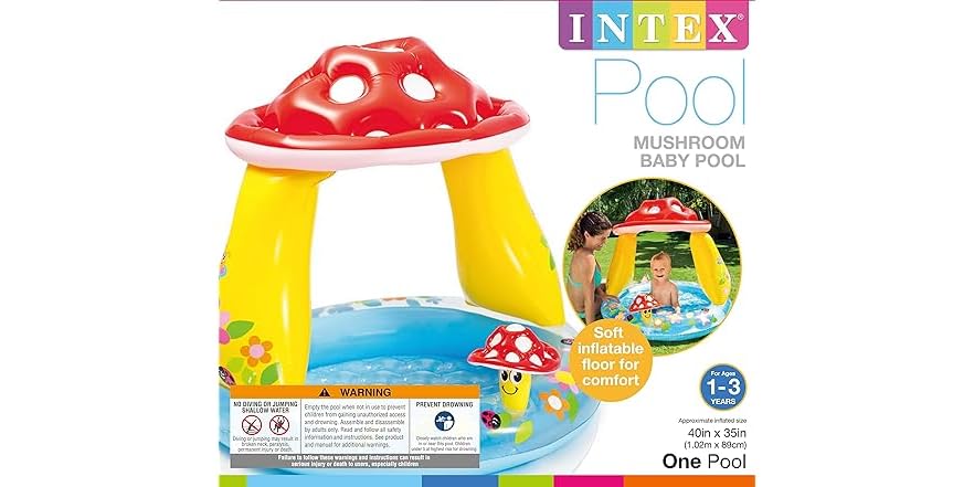 Intex Inflatable Mushroom Water Play