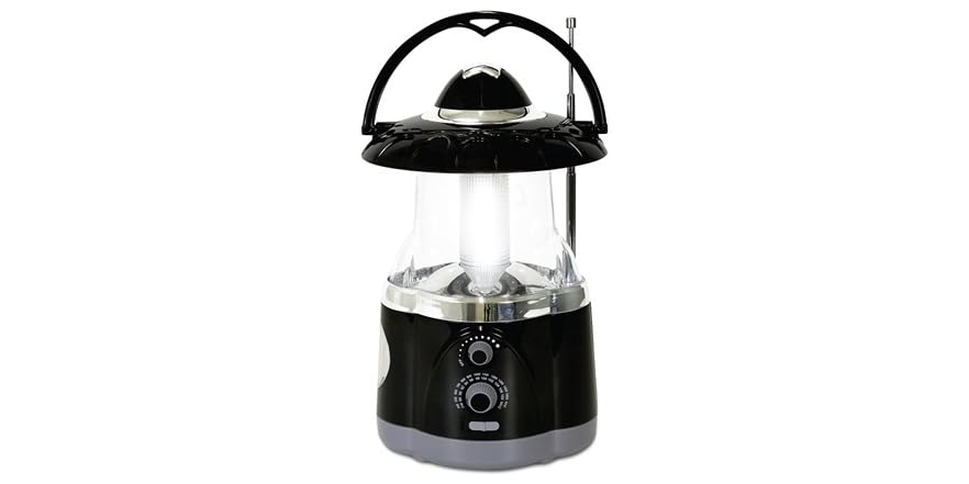 Multifunction 12-LED Lantern with Radio