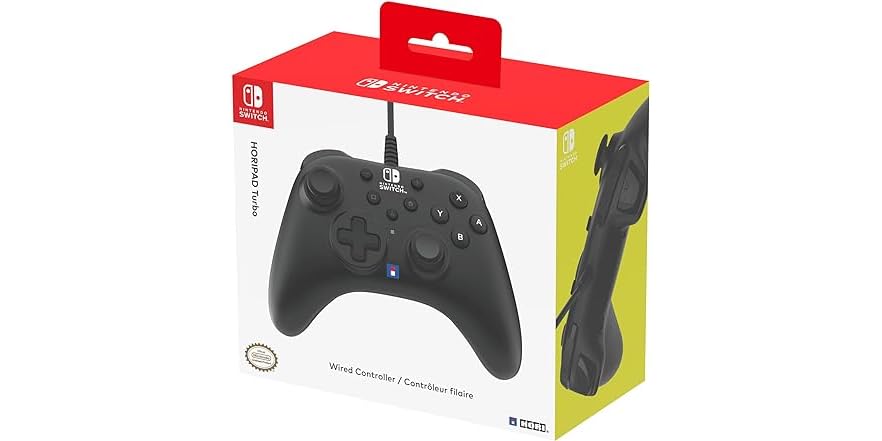 HORI Nintendo Switch HORIPAD Turbo Wired Controller Pad