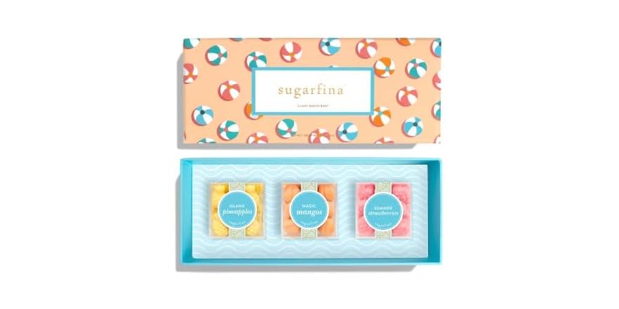 Sugarfina Sweet Fruit Puree 3 Piece Candy Bento Box