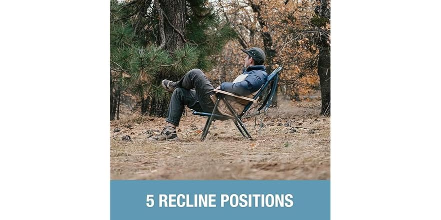 CleverMade Sequoia Folding Chair 5 Position