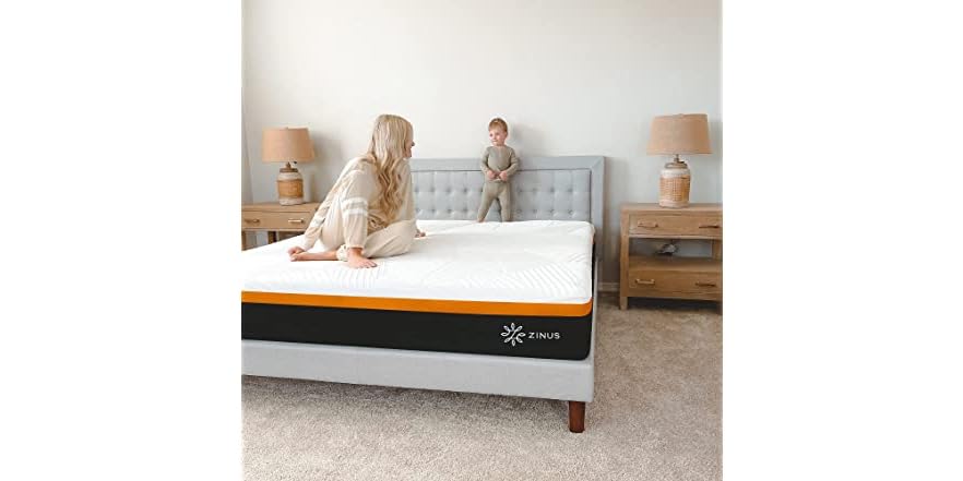 ZINUS 12 Inch Cooling Copper Mattress