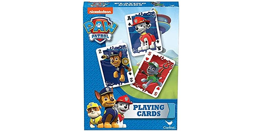 Paw Patrol Playing Card Deck by Cardinal