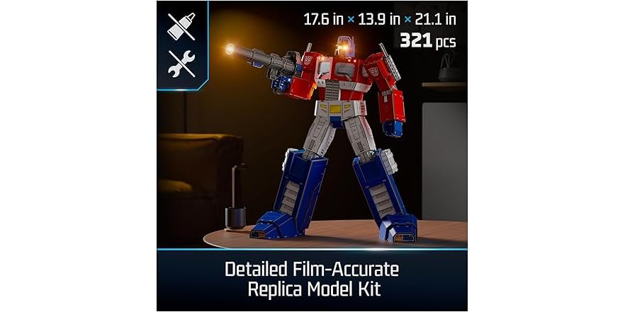 4D Build Optimus Prime Kit 321pc LED