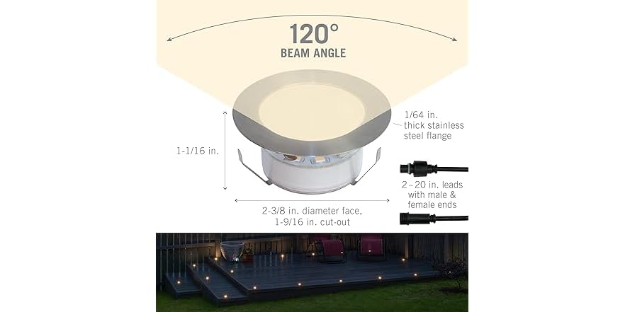 Armacost Lighting’s Portico White Mini LED Lights