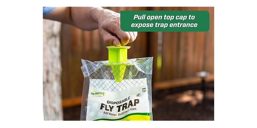 RESCUE! Outdoor Disposable Hanging Fly Trap