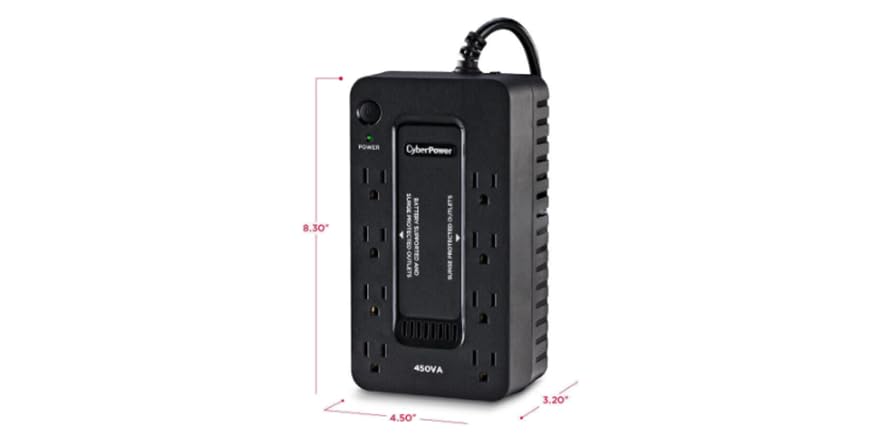 CyberPower SE450G1 8-Outlet Battery Backup