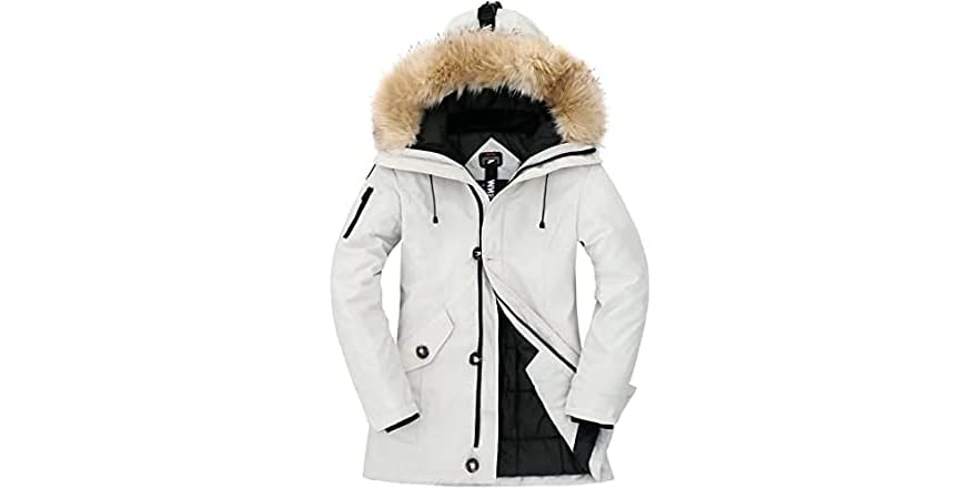 HSNW Ski Jacket, XX-Large, White