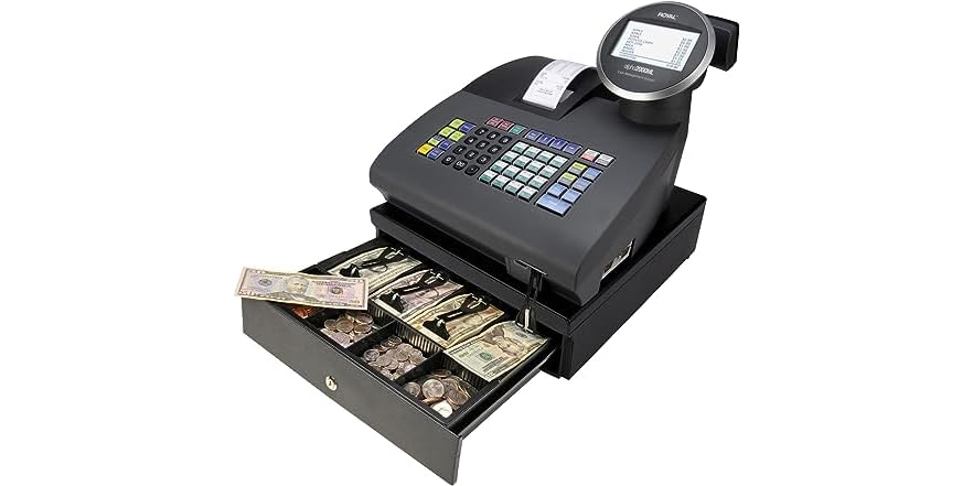Royal 89396T 2000ML Electronic Cash Register (Open Box)