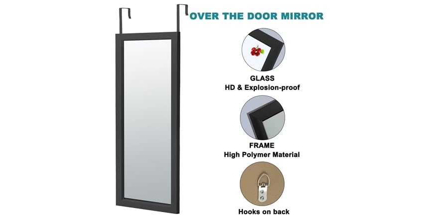 NeuType Over-the-Door Full Length Mirror