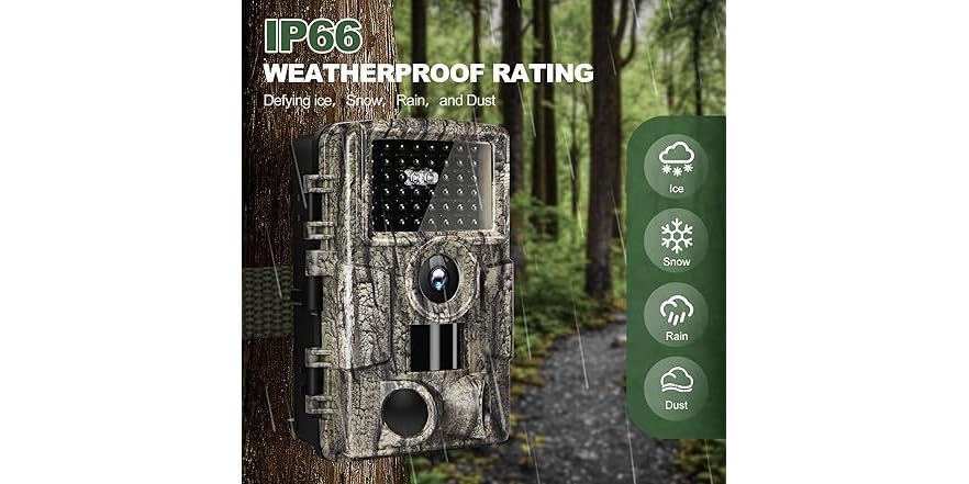 4K WiFi Trail Camera with Night Vision