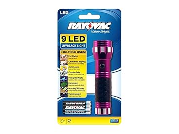 Rayovac UV Flashlight Black Light