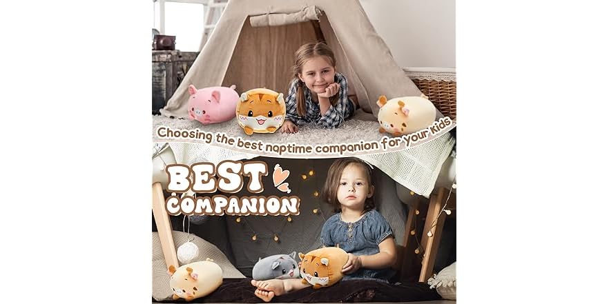 9 Pieces Plush Toys Set 8 Inch