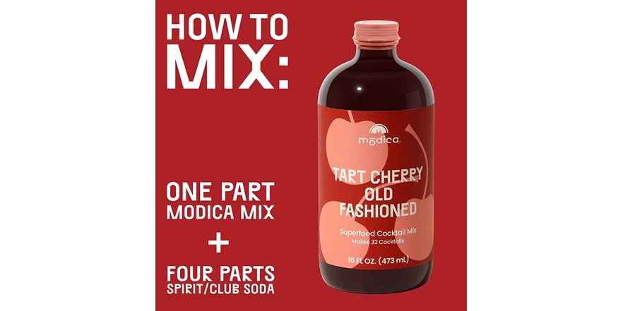 (3 Pack) Modica Cocktail Mixers Old Fashioned