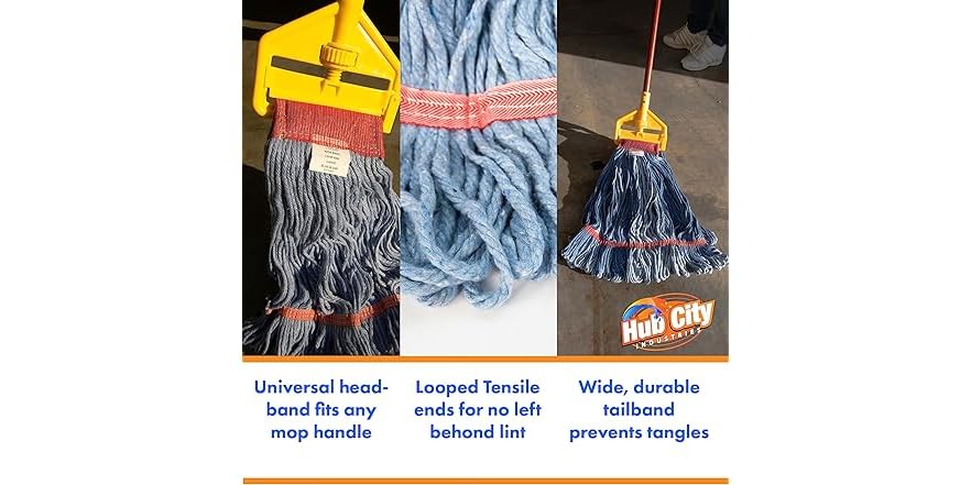 Cotton/Synthetic Wet Mop Head