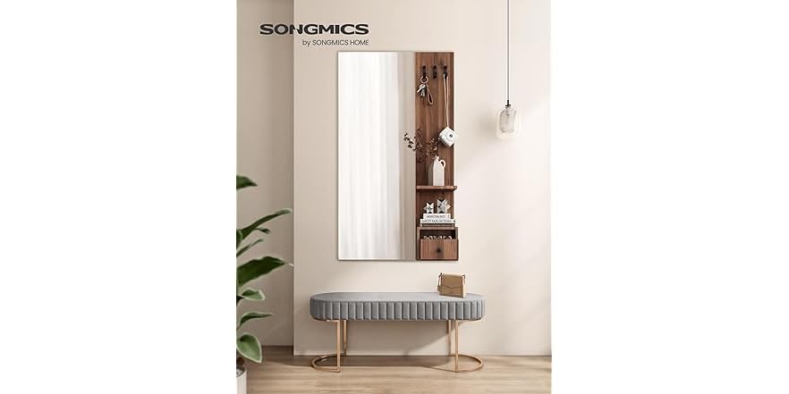 SONGMICS Wall-Mounted Mirror