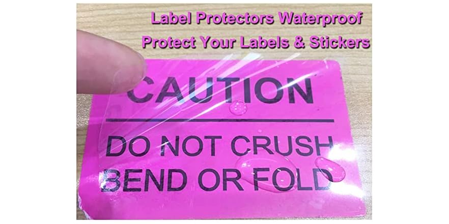 Clear Label Protector Shields Seals