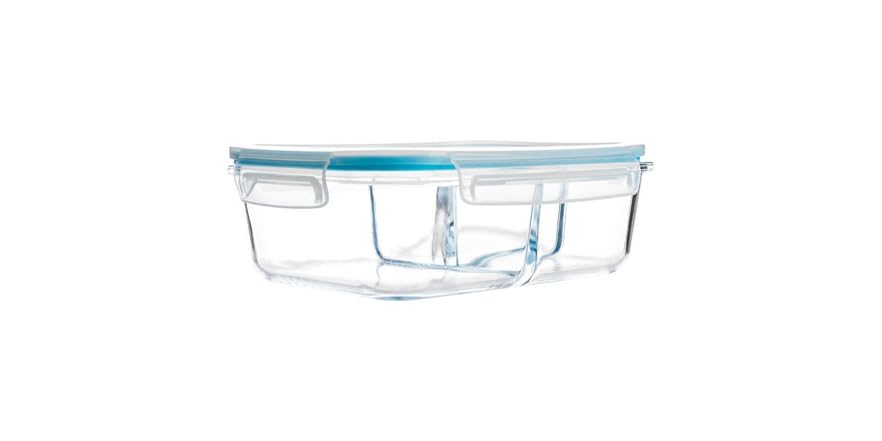 51 oz. 3-Compartment Glass Container Set