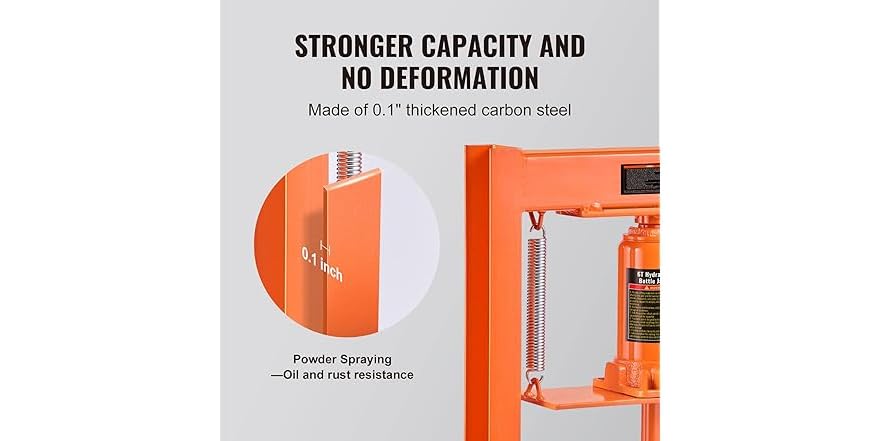 VEVOR Hydraulic 6 Ton H-Frame Garage Flo