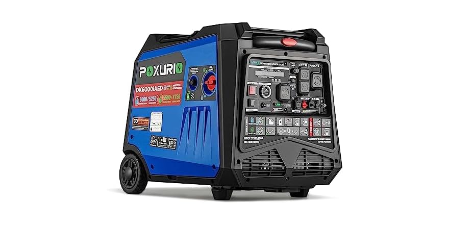 POXURIO Portable Inverter Generator 6000W