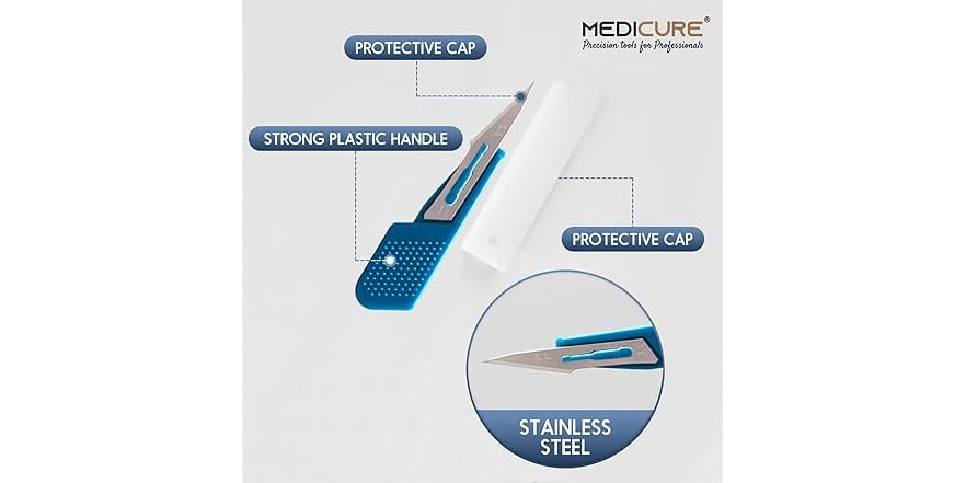 Medicure Disposable Scalpels-Multi Sizes