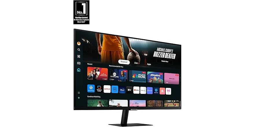 Samsung 43" Smart M7 4K Monitor | LS43DM702UNXGO