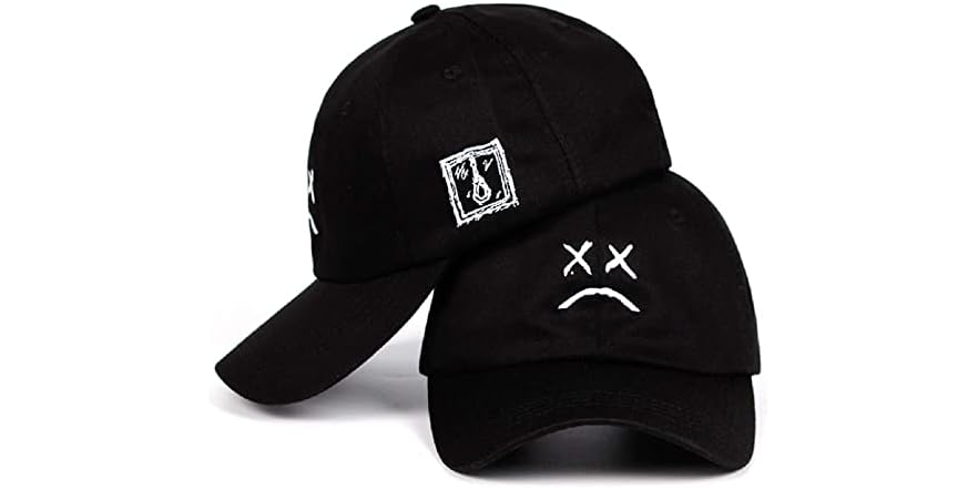 Sad face Baseball Cap