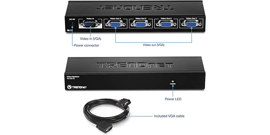 TRENDnet 4-Port Stackable Video Splitter