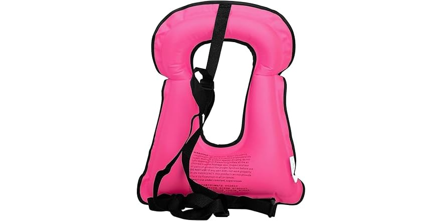 Inflatable Snorkel Vest for Adults Kids