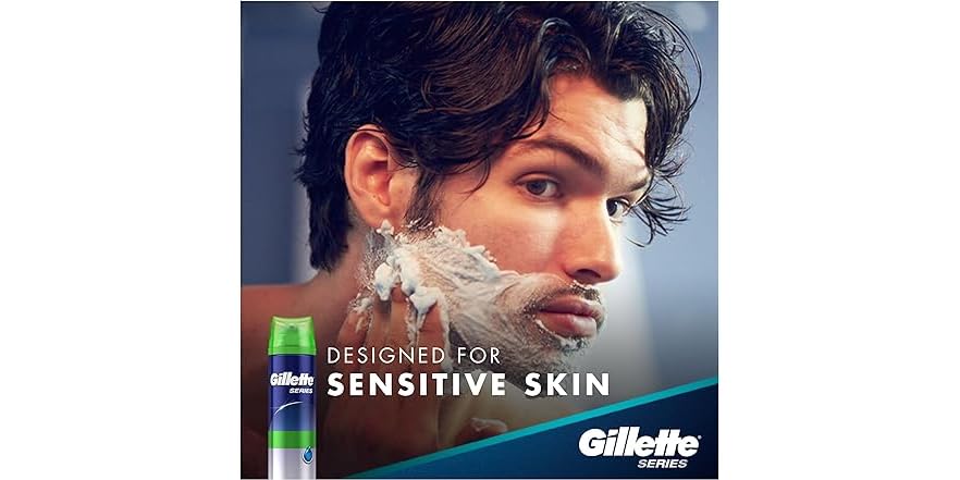 Gillette Shaving Gel Sensitive Skin 7 Oz