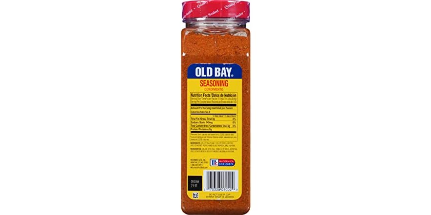 Seasoning Variety: Louisiana Cajun, Old Bay, Cajun