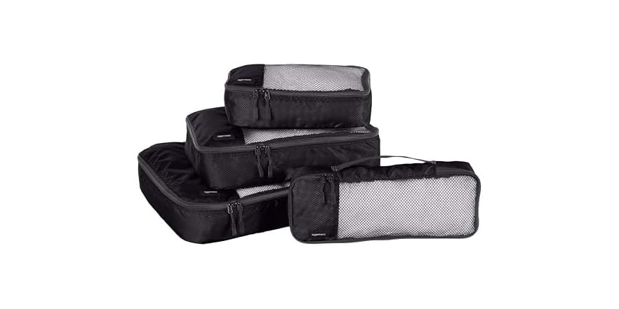 Amazon Basics Variety 4pc Packing Cube Set