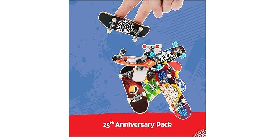 Tech Deck, 25th Anniversary 8-Pack Fingerboards