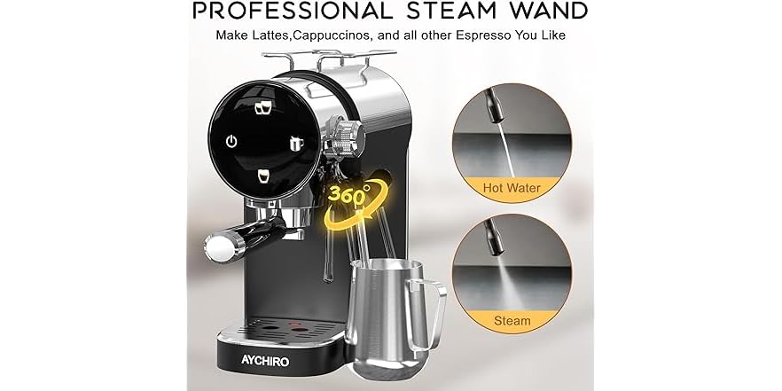 Compact 20 Bar Espresso Machine