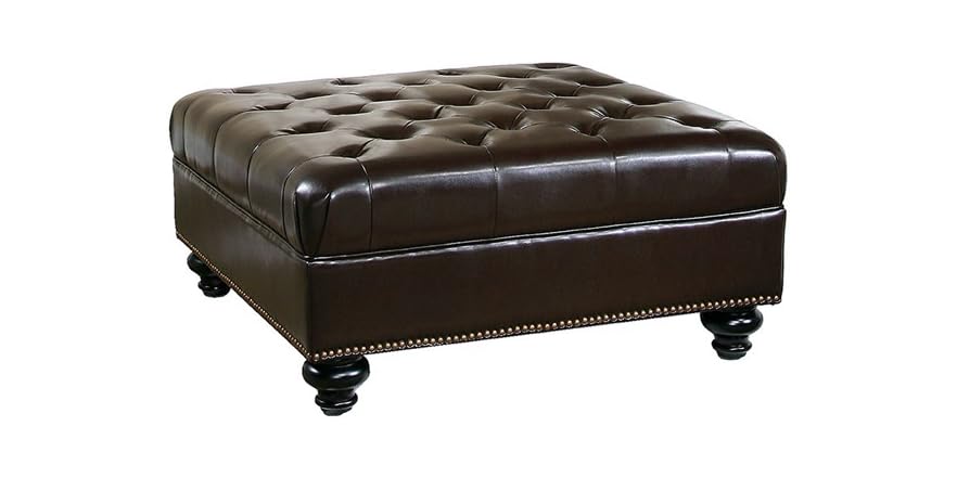 Oliver Tufted Square Ottoman