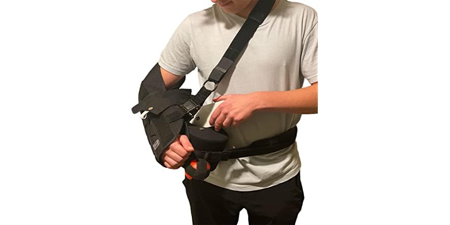Universal shoulder sling with abduction pillow