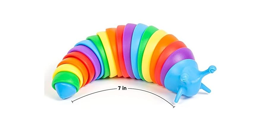 Multipack Rainbow Wriggly Slug