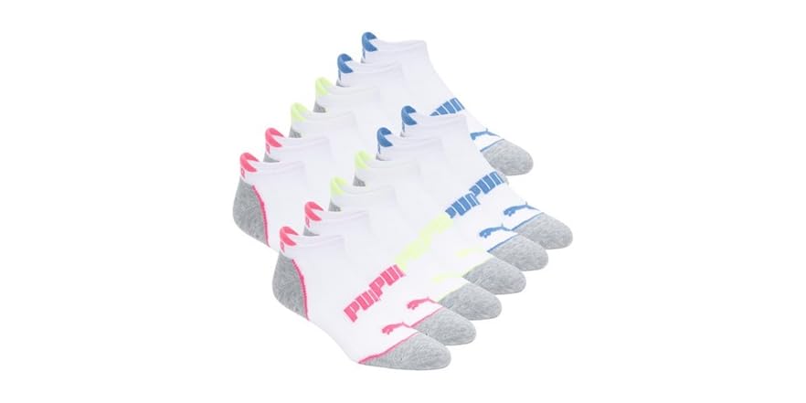PUMA Women's 12-Pairs Low Cut Socks