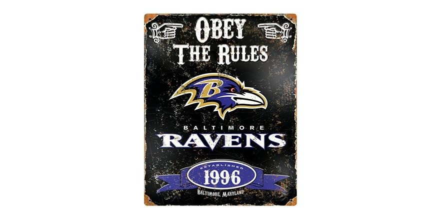 NFL Vintage Metal Signs