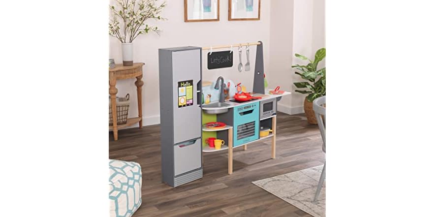 KidKraft Alexa-Enabled 2-in-1 Wooden Kitchen