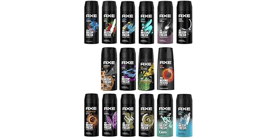 (12 pk) AXE Body Spray Deodorant Anti-Perspirant
