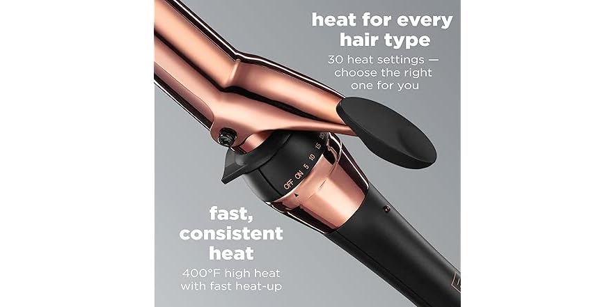 CONAIR INFINITIPRO Rose Gold Titanium 1-Inch Curling Iron
