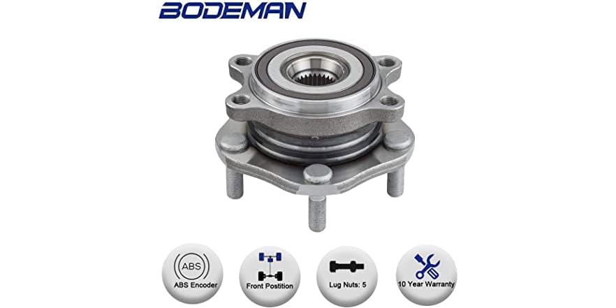 Bodeman Bodeman - Pair 2 Front Wheel Hub & Bea