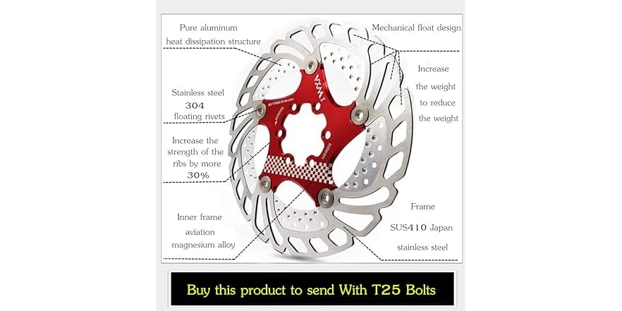 Floating Disc Brake Rotor 140mm