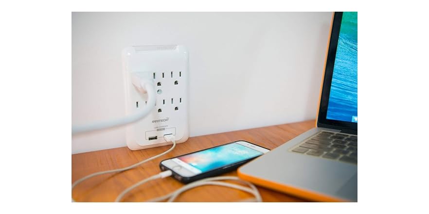 Wall Mount Outlet Adapter (2-Pack)