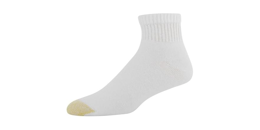 Take A Look About Gold Toe Mens Cotton Quarter Athletic Sock