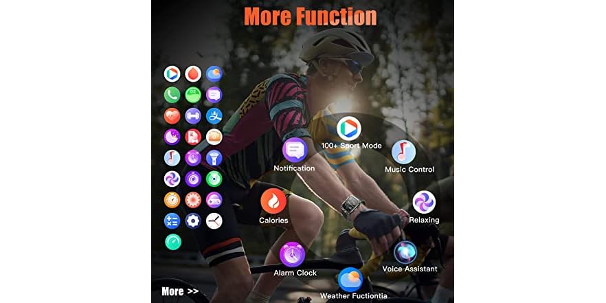 meoonley Military Rugged Smartwatch